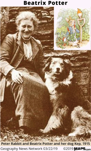 GNN Junior: Beatrix Potter, Creator of Peter Rabbit | Map Geek.com