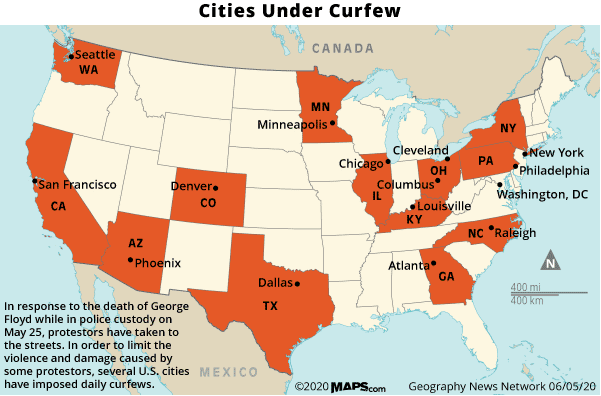 Protesting and the First Amendment | Map Geek.com