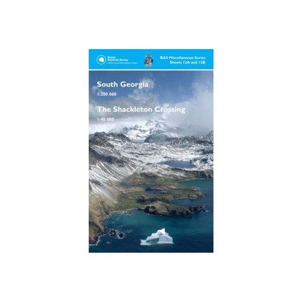 South Georgia and The Shackleton Crossing Map | Map Geek.com
